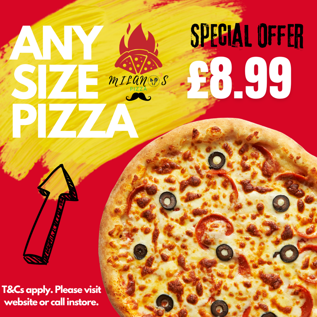 All products – Milano's Pizza